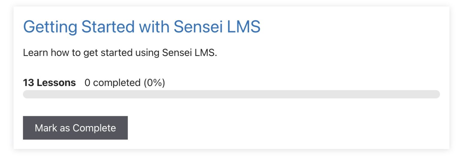 Settings - Sensei LMS