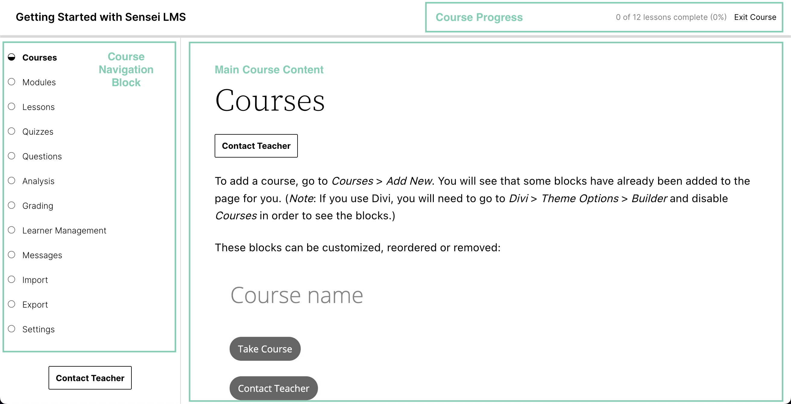 Learning Mode Overview - Sensei LMS