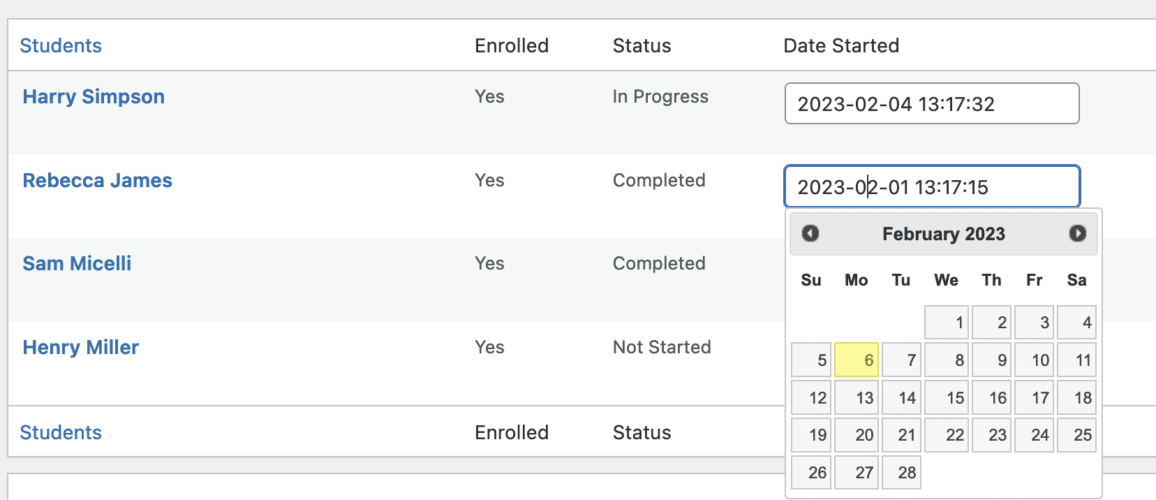 Student Management - Sensei LMS