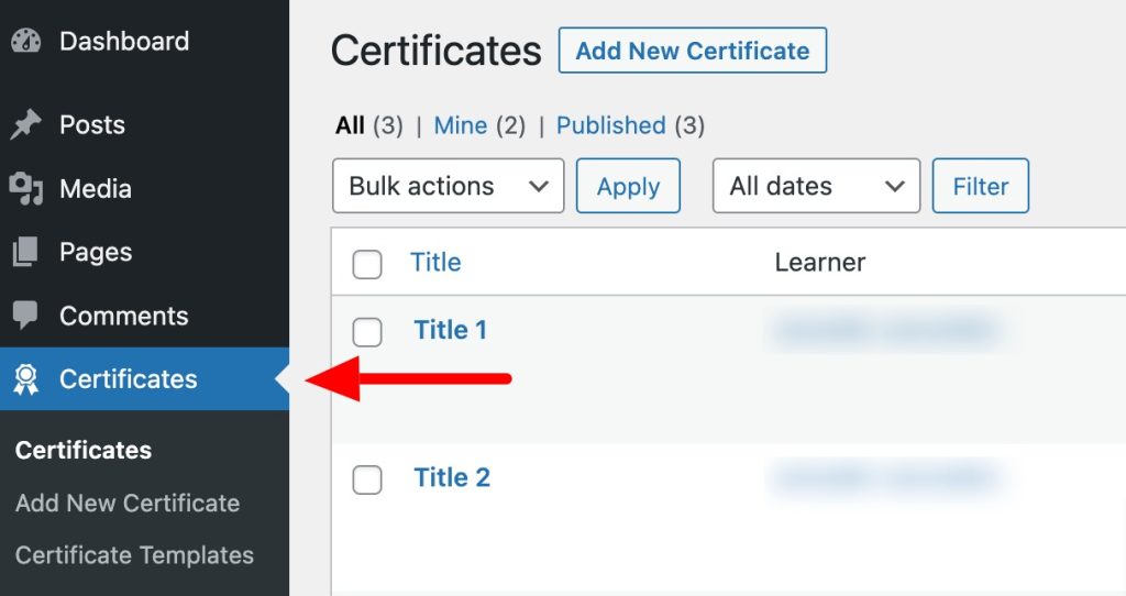 Sensei LMS Certificates - Sensei LMS