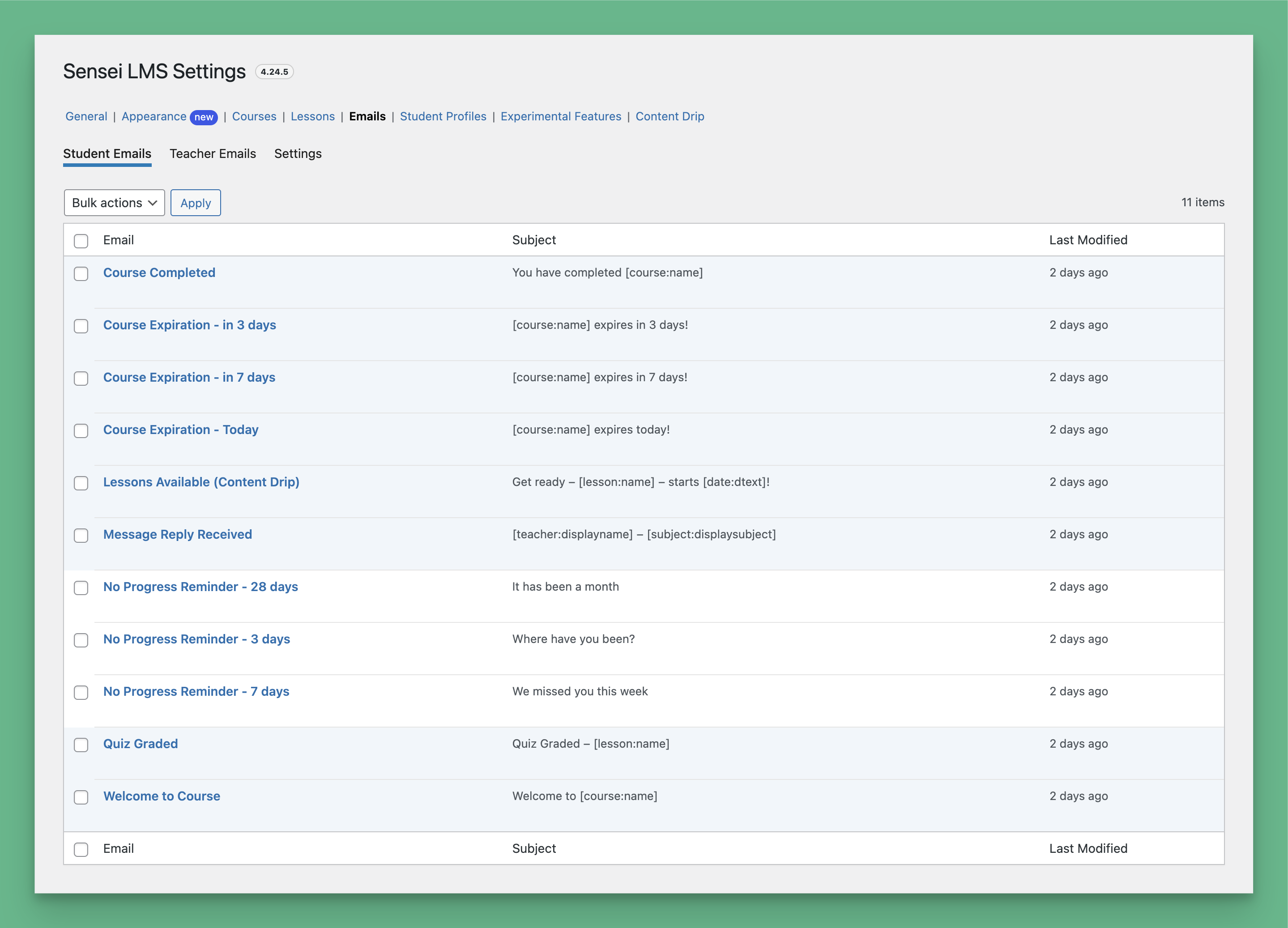 Sensei LMS Tools - Sensei LMS